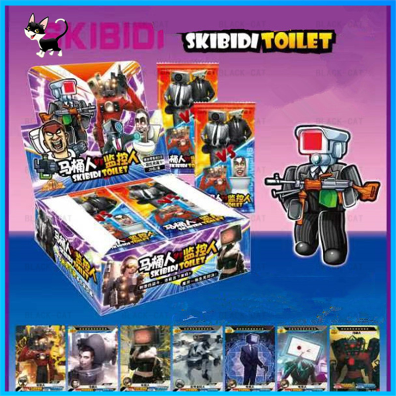 Skibidi Toilet One Piece Naruto Dragon Ball Card Anime Photocard ...