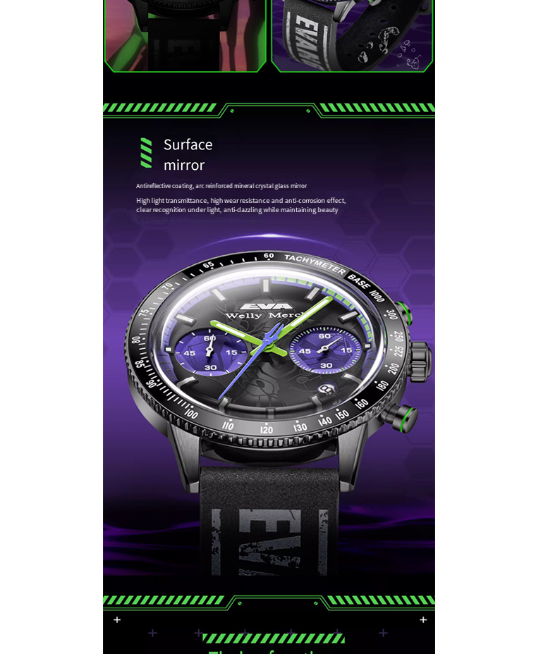 Wellymerck EVA quartz watch [EVA Genuine Co-Branded] Men's New Style ...