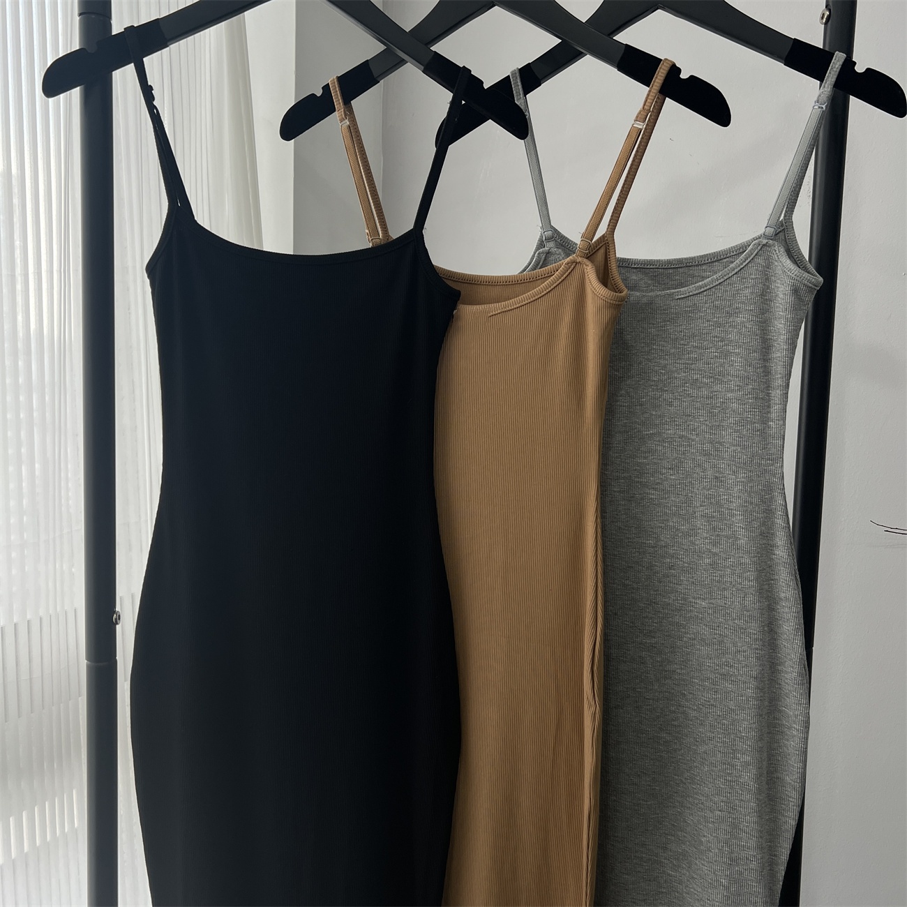 NEW SKIMS FITS EVERYBODY DRAPED SUSPENDER DRESS | Shopee Philippines