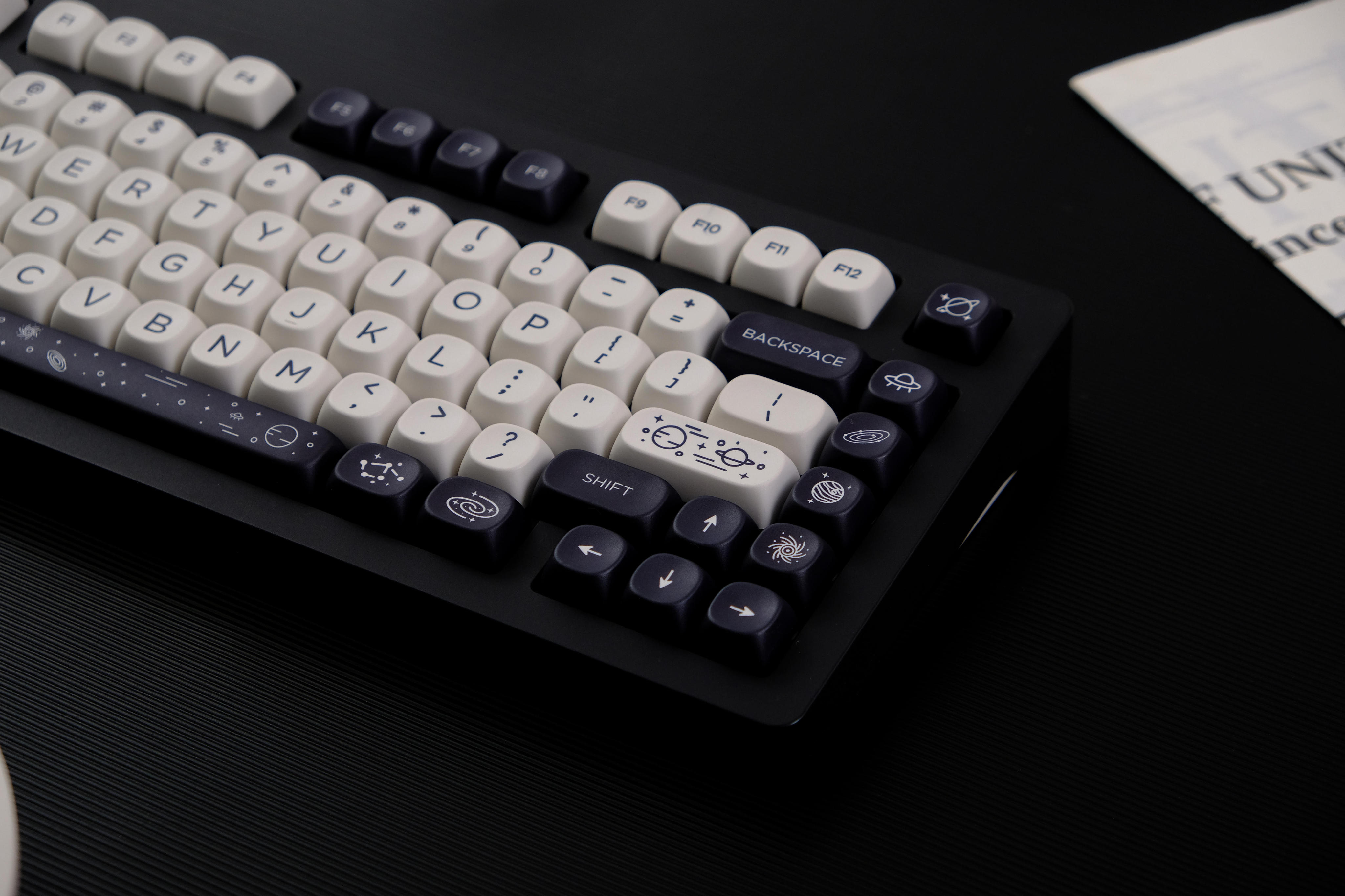 GMK White Galaxy keycaps 126 Keys MOA Profile DYE-SUB Personalized ...
