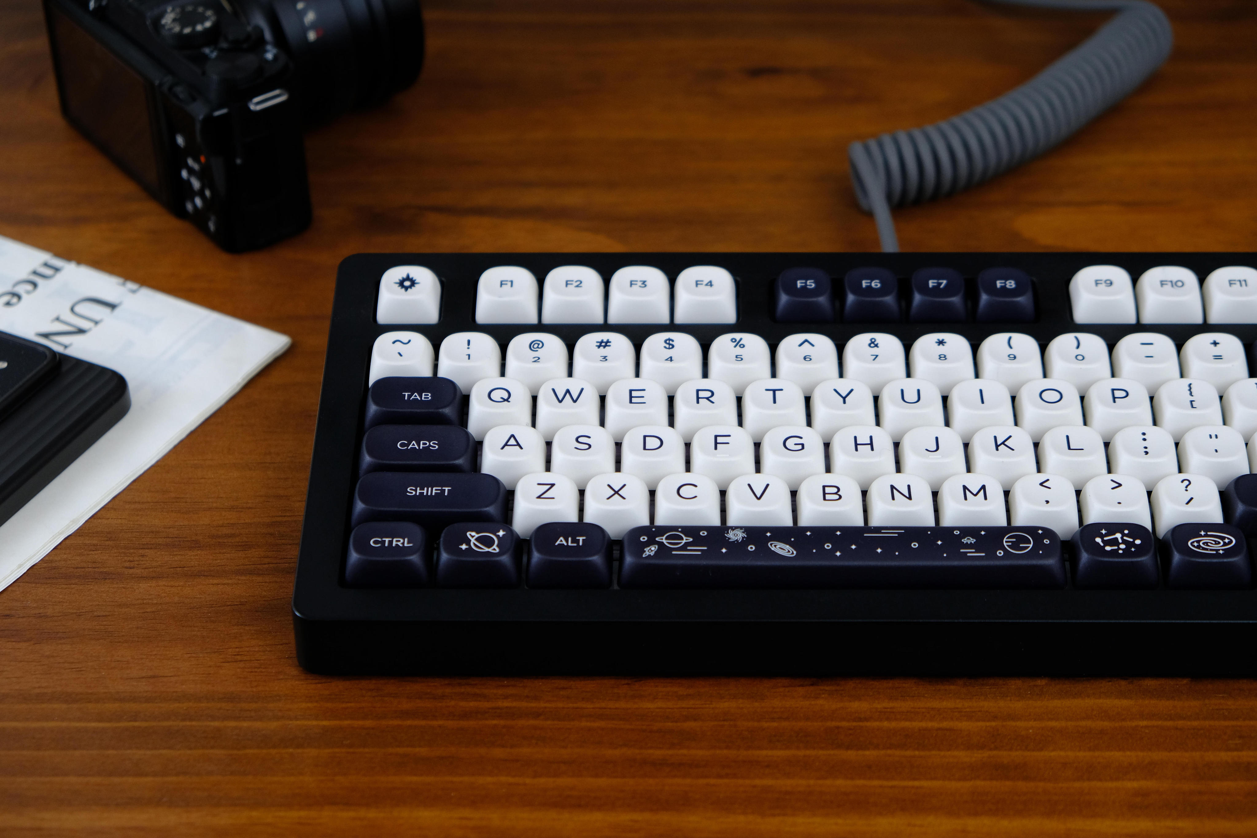 GMK White Galaxy keycaps 126 Keys MOA Profile DYE-SUB Personalized ...