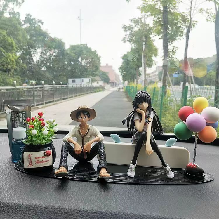 Yukino Luffy One Piece Anime Car Dashboard Decoration Figure ...