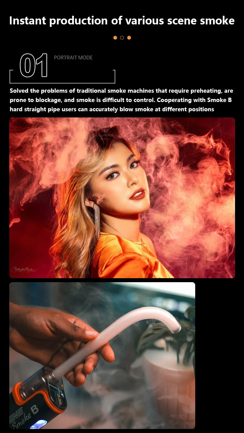 LENSGO Smoke B/S/K/S MiNi 40W Portable Hand-Held Fog Machine Studio ...