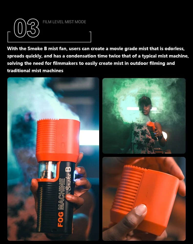 LENSGO Smoke B/S/K/S MiNi 40W Portable Hand-Held Fog Machine Studio ...