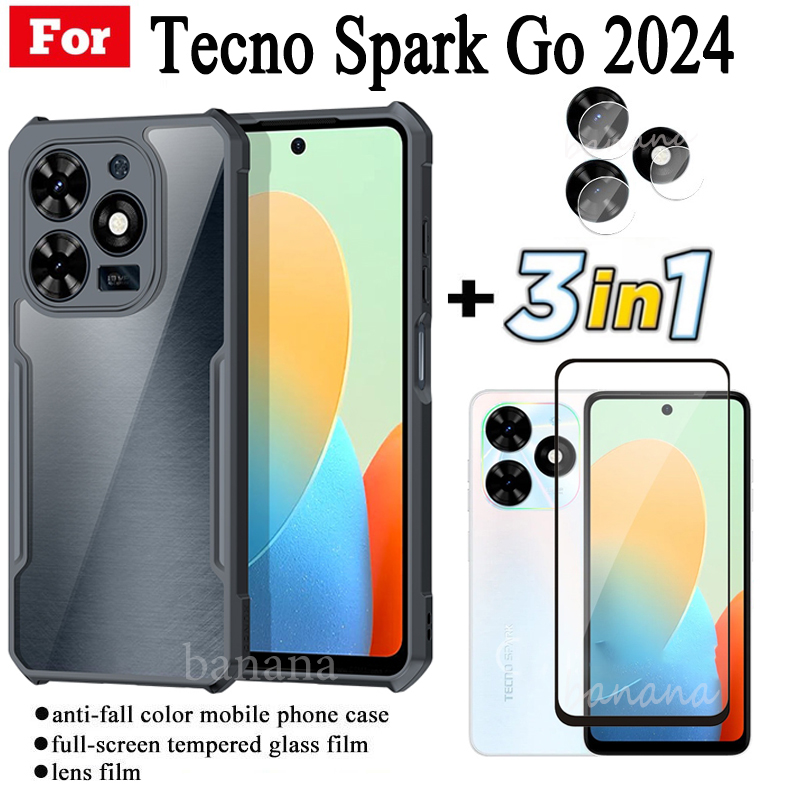 3in1 Tecno Spark Go 2024 Shockproof Phone Case For Tecno Spark Go 2023 ...