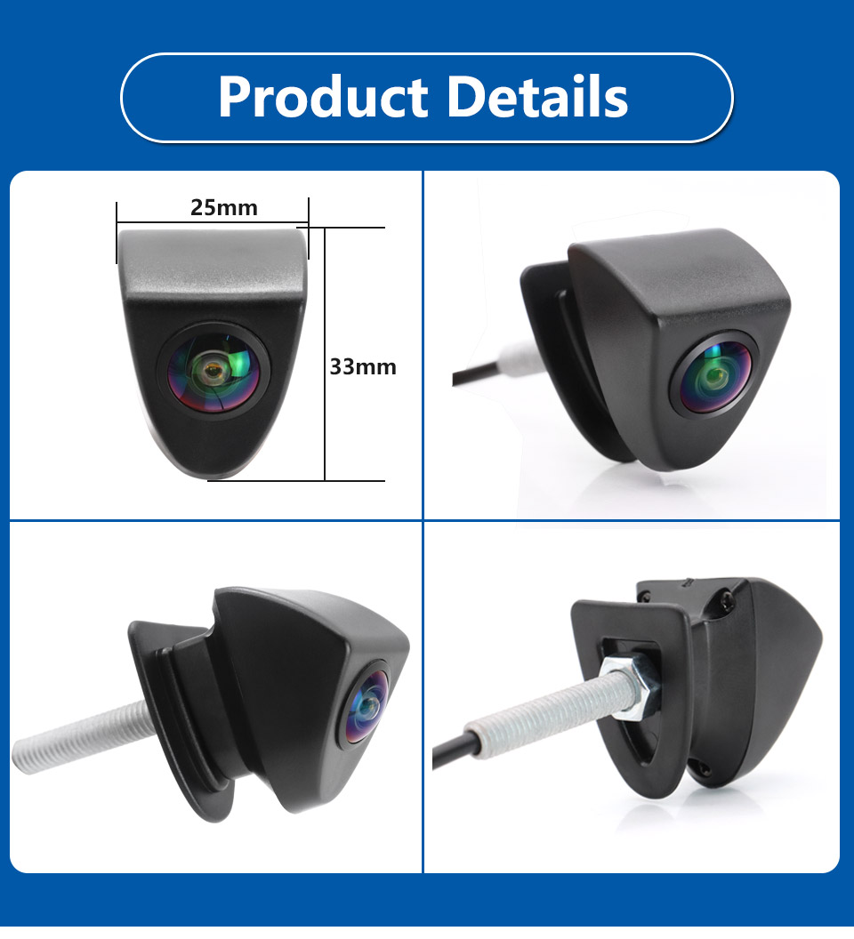 HD AHD CVBS 1080P Car Front View Camera For Toyota Camry Corolla RAV4 ...