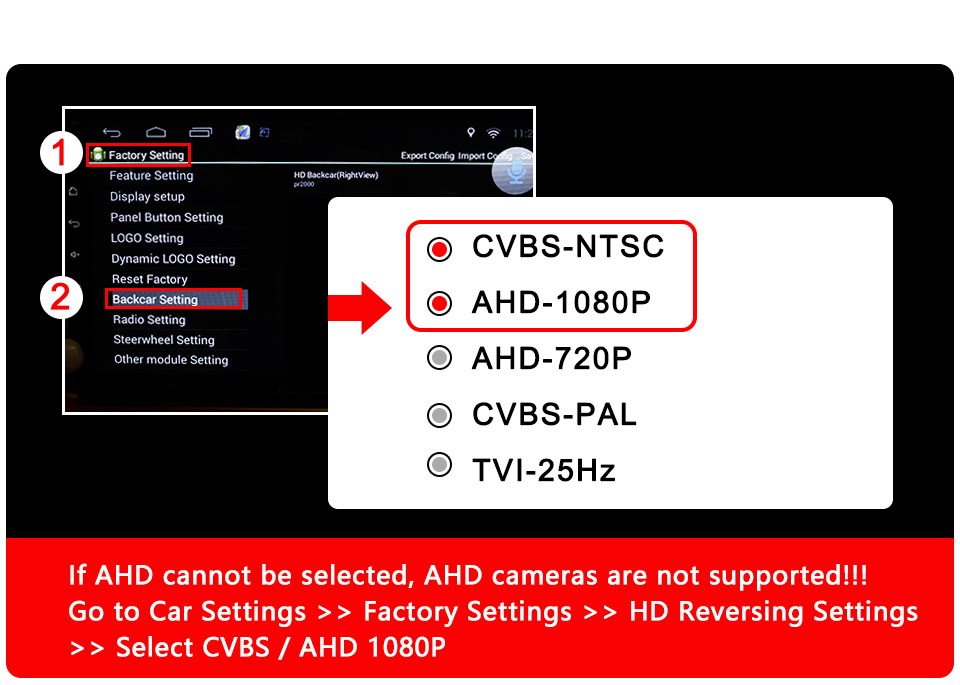 HD AHD CVBS 1080P Car Front View Camera For Toyota Camry Corolla RAV4 ...