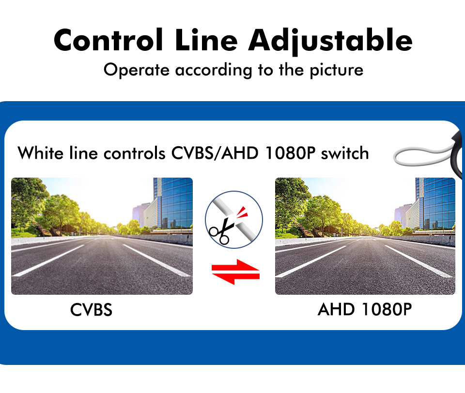 HD AHD CVBS 1080P Car Front View Camera For Toyota Camry Corolla RAV4 ...