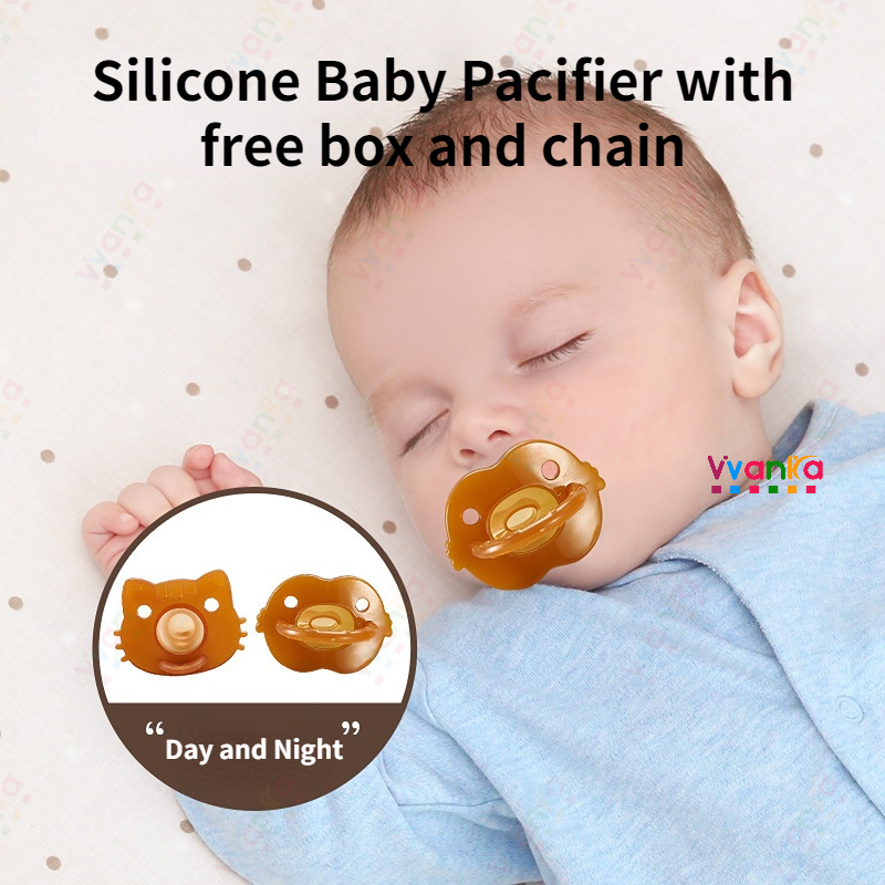 From PH Baby day and night Silicone Baby Pacifier for Newborn Heart ...