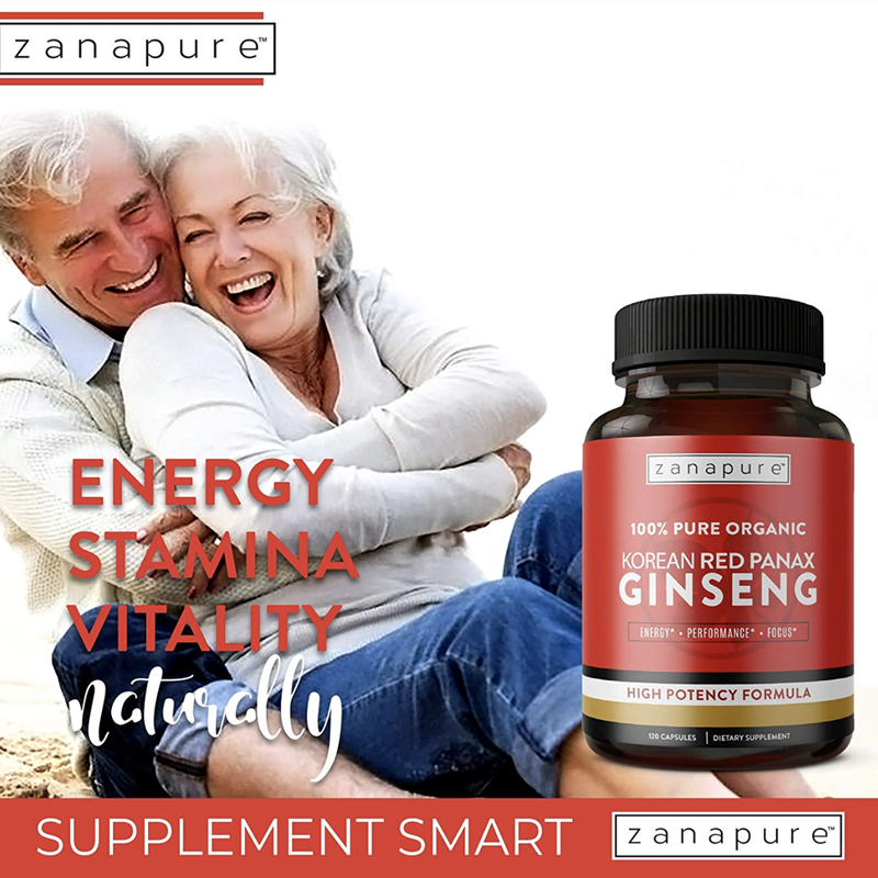 Organic Korean Ginseng - To Help Improve Health, Energy, Focus and ...