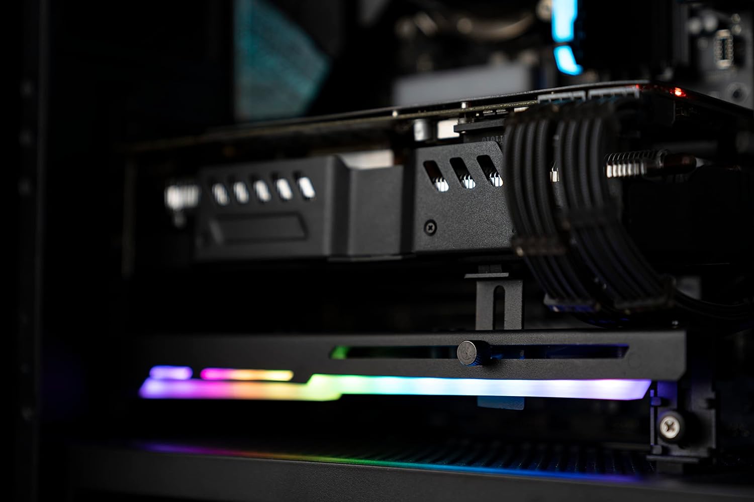 Graphics Card Cooler with ARGB 5V 3Pin LED and Three 80mm Fans, RGB LED ...