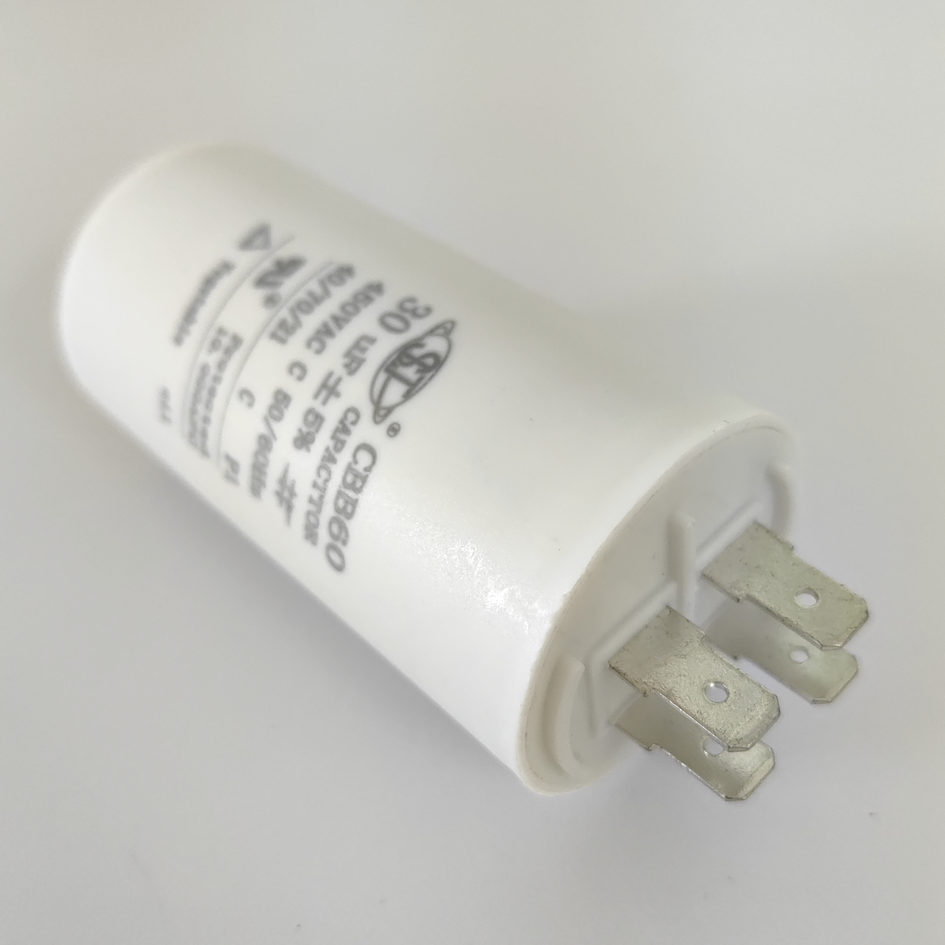 Cbb60 Bimetal Insert Terminal+Bottom Fixing Screw Capacitor 450VAC ...