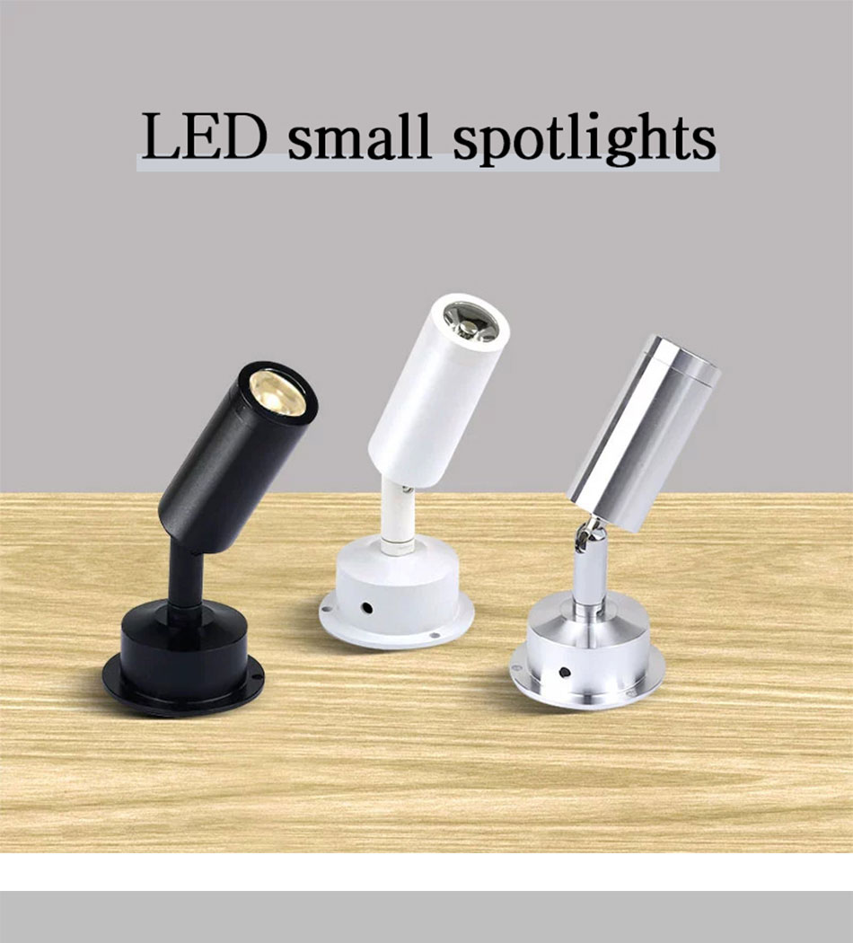 LED Spotlights 3W led ceiling Down lights AC220V Surface Mounted Light ...