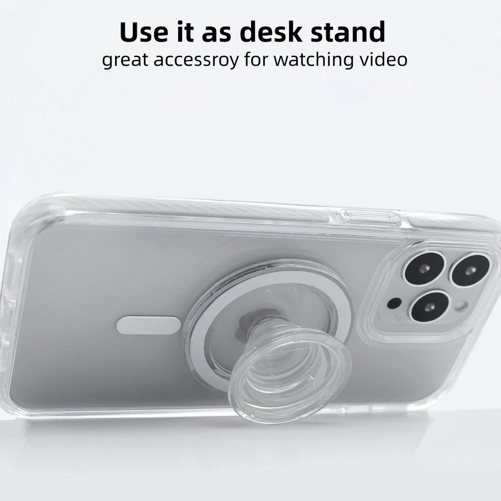 Magnetic Airbag Phone Holder Bracket Metal Popsocket with Stretchable ...