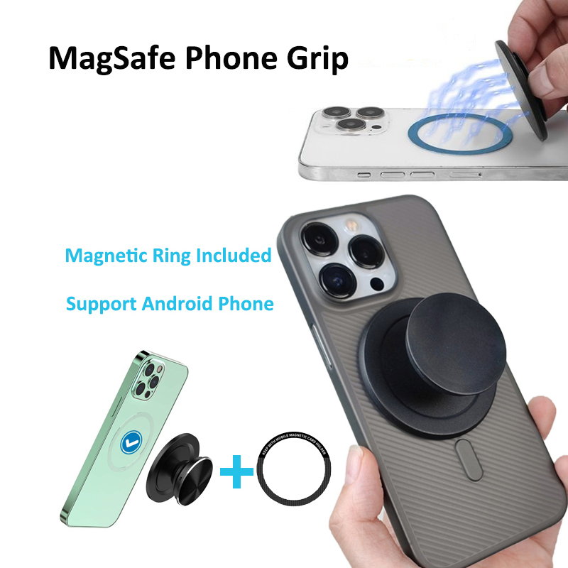 Korean Luxury Dispensing Magnetic Attraction Phone Grip Tok Griptok ...