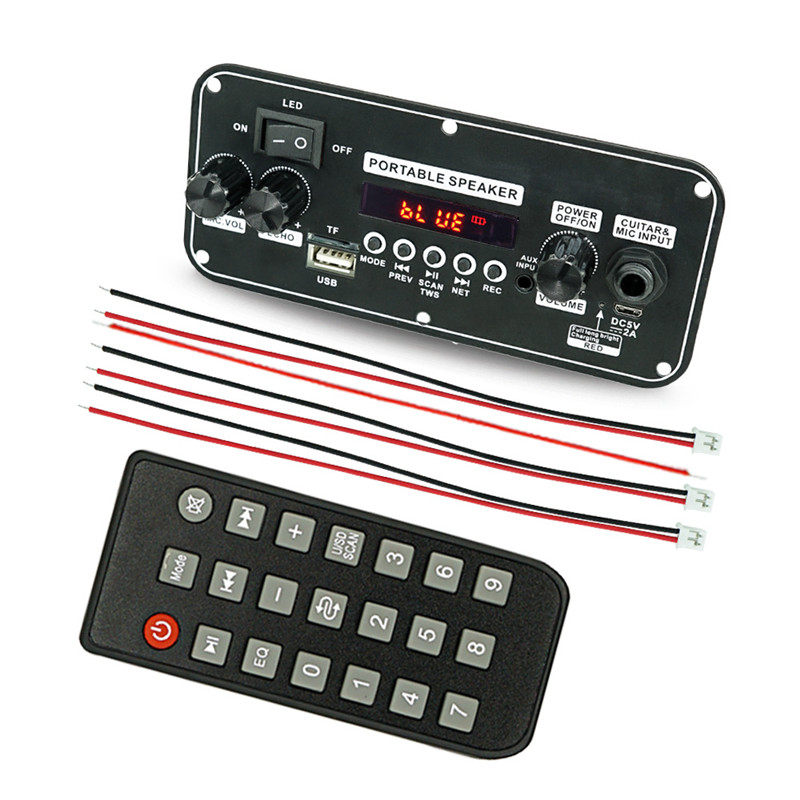 (Local Seller) DC 5V Bluetooth 5.0 MP3 WAV APE Decoder Board 20W ...