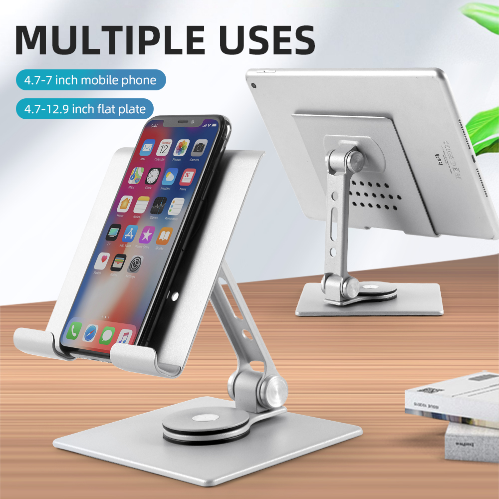 360°Rotation Phone Stand Tablet Stand Foldable Tablet Holder Phone ...
