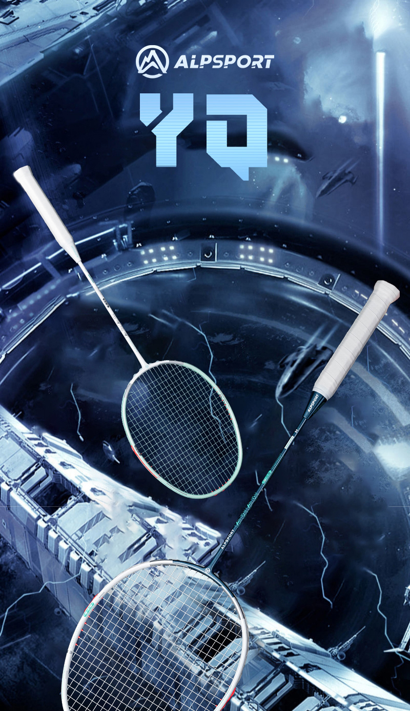 ALPSPORT YQ 4U Max 35LBS Badminton Racket Single White/Pink/Yellow ...