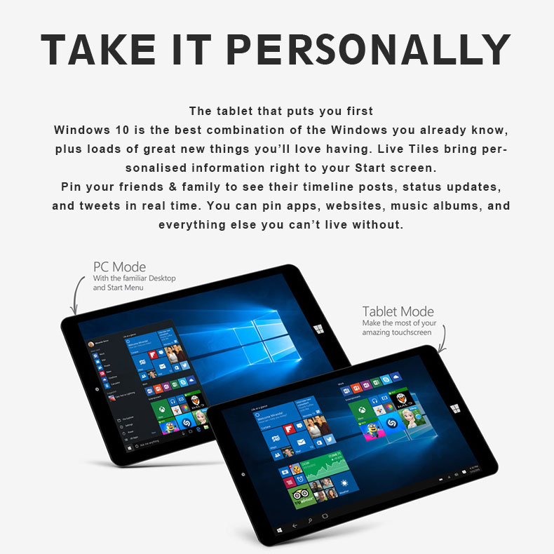 [Intel 8-inch] Windows tablet 2-in-1 win10 system computer tablet, thin ...
