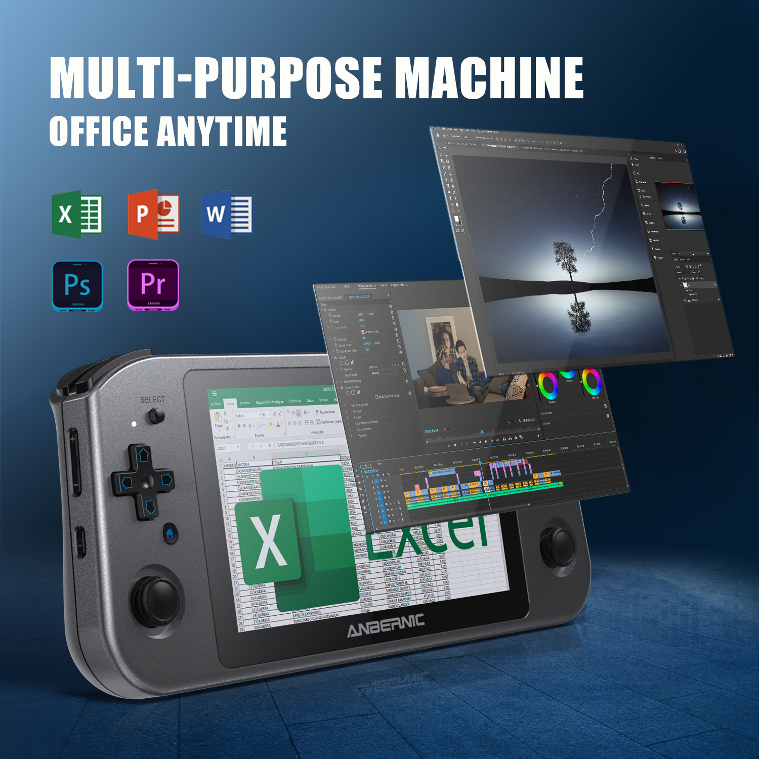 ANBERNIC Win600 Windows handheld 5.94 inch screen Windows system ...