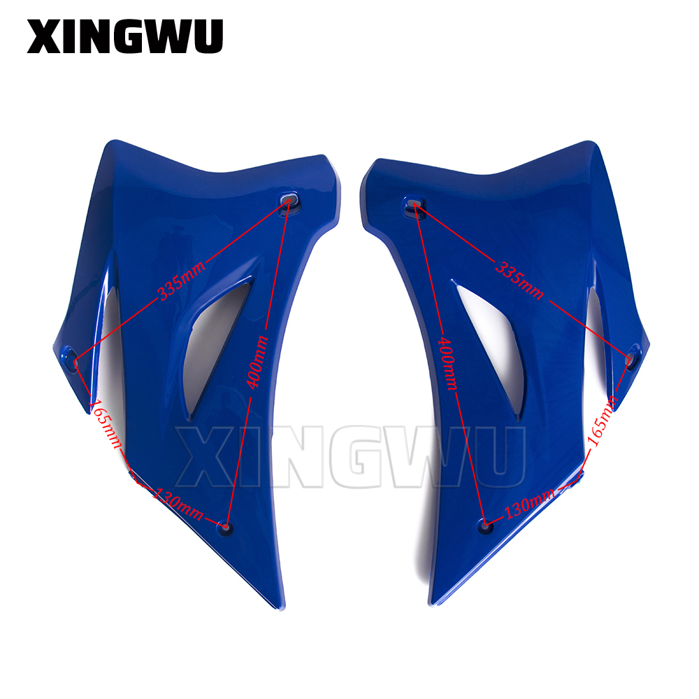 YZ125 Mudguard Plastic Kit Fender Radiator Shrouds Number Plate Fairing ...