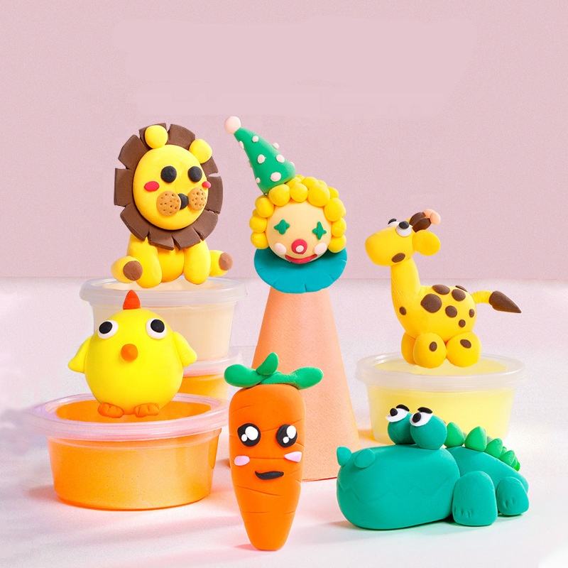 KINS ZONE 24/36 Colors Air Dry Clay with Tools DIY Lightweight Magic ...