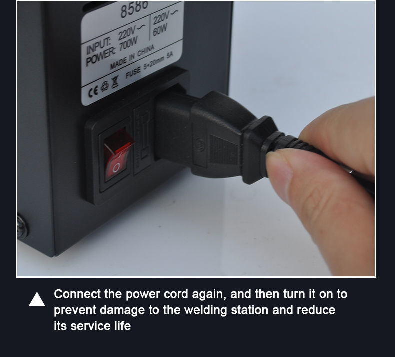 Rework Desoldering Solder Station 45dB 700W ESD Soldering Iron Hot Air ...