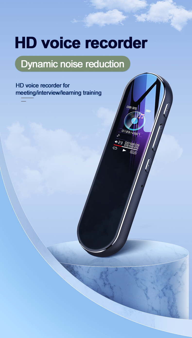 Secure Encryption Professional Color Screen Voice Activated Recorder ...