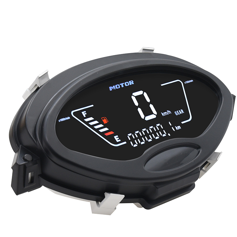 DIGITAL METER Motorcycle Speedometer Full LCD meter Assy For Rusi mp100 ...