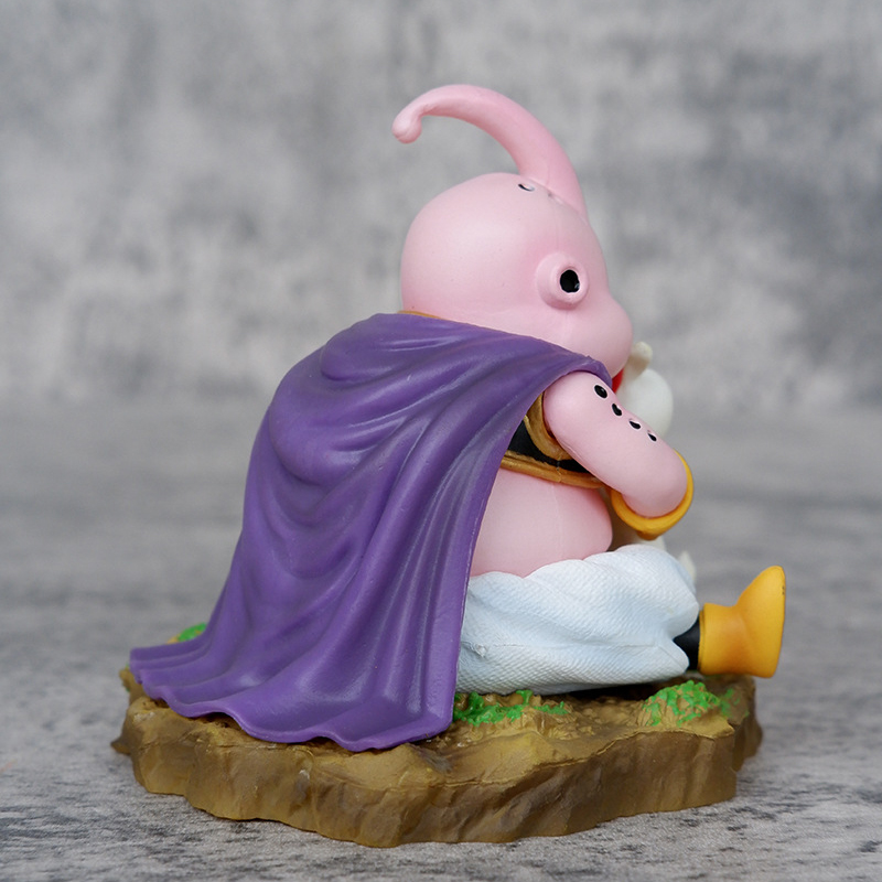 8cm Anime Dragon Ball Z Figure Majin Buu Action Figure Lick The Dog Fat ...