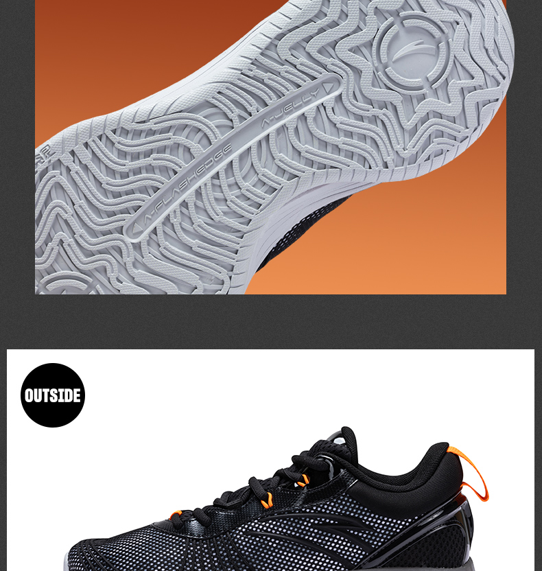 ANTA Men KT FIRE 2 V2 Klay Thompson Basketball Shoes Wear-resistant ...