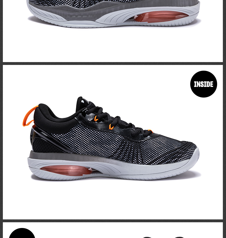 ANTA Men KT FIRE 2 V2 Klay Thompson Basketball Shoes Wear-resistant ...