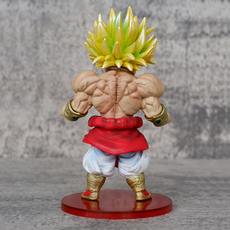 14cm Dragon Ball Anime League Muscle Broli Broly WCF Gk Super Saiyan Q ...