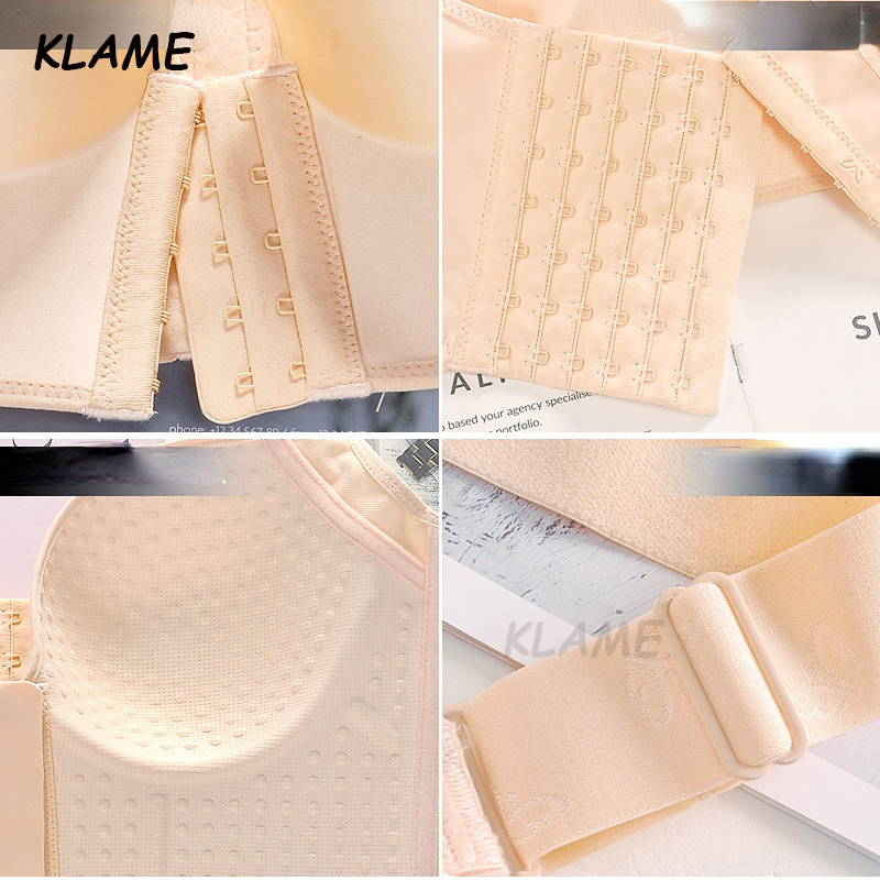 KLAME 34-50 CDE Plus Size Bra Adjustable Sexy Deep V-neck Bralette ...
