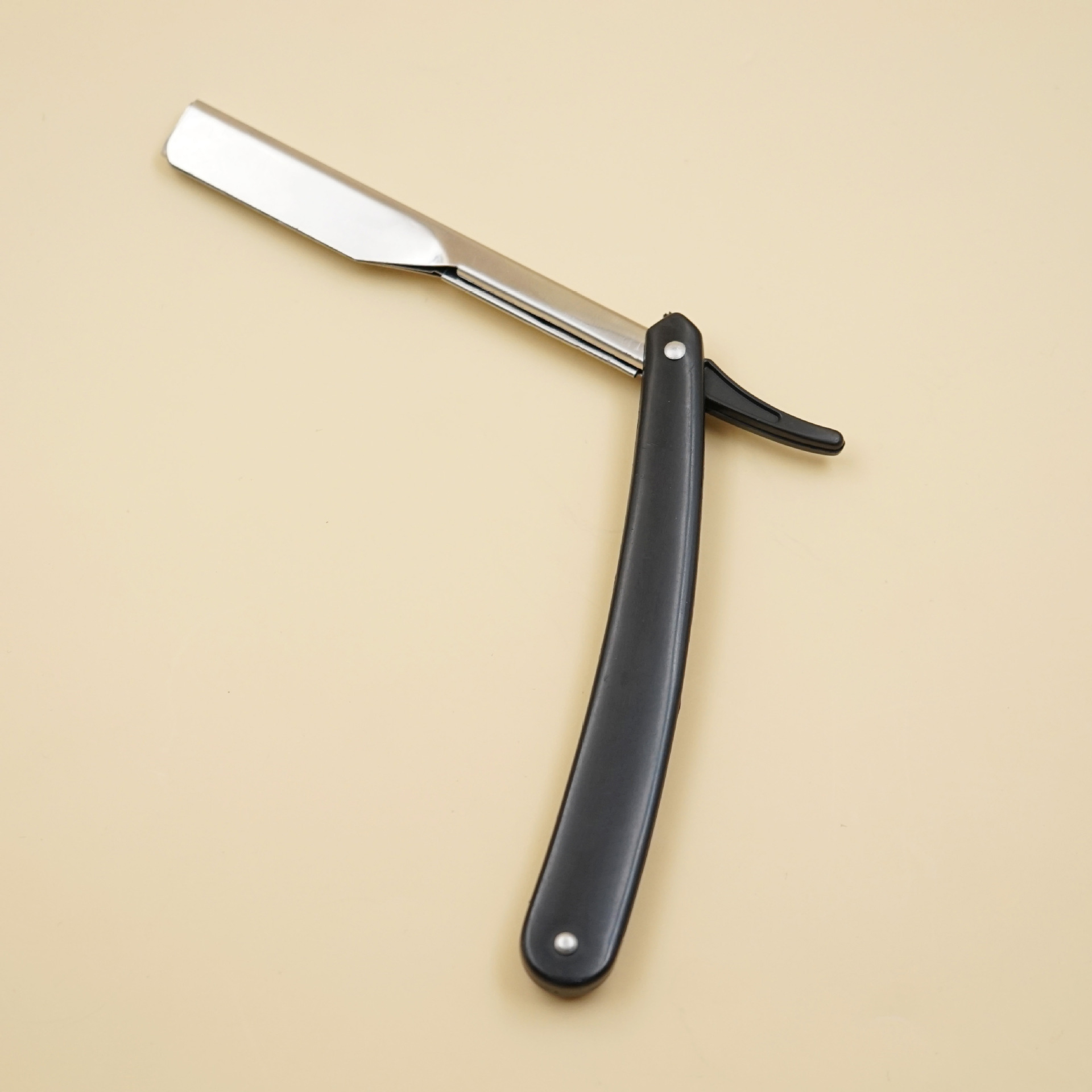 Barber Blade Razor Manual Shaver Carboon Steel Salon Folding Sharp ...