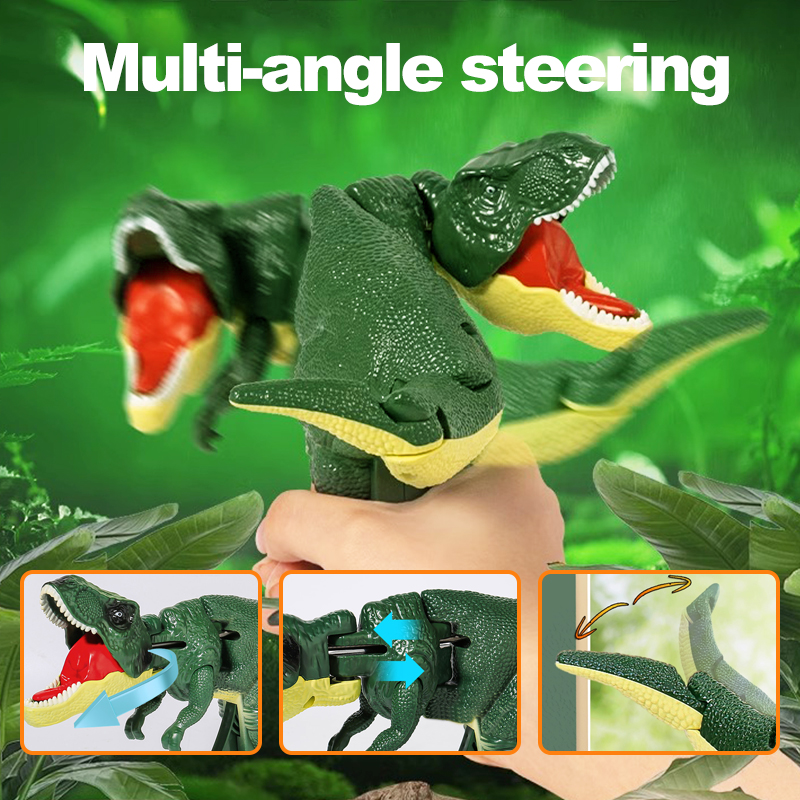 Shaking Head Dinosaur Toy That Can Light Up And Make Sounds By Manually ...