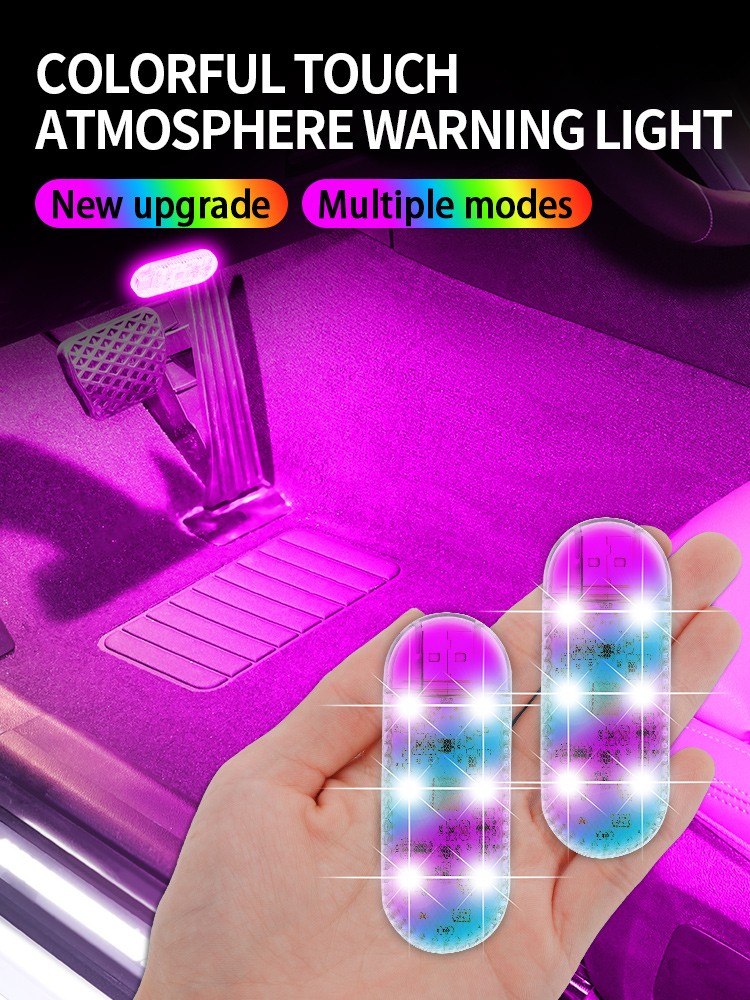 6 LED Rechargeable Touch Light, Car Interior Dome, Roof, Ceiling ...
