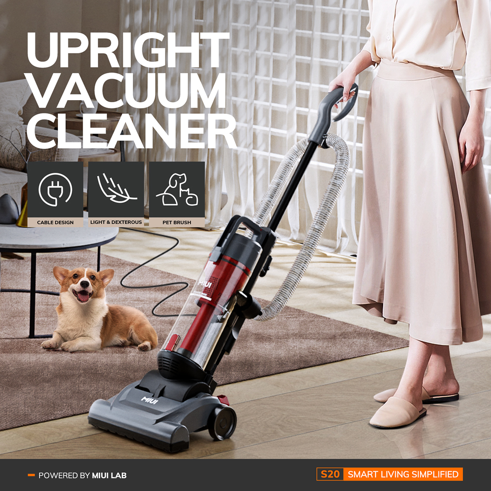 Upright Vacuum Cleaner Powerful Suction, Versatile Cleaning, Easy-to ...