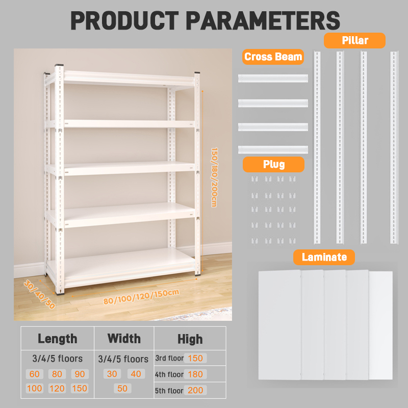 3 Layers 4 Layers 5 Layers Angle Steel Storage Shelves Metal shelf ...
