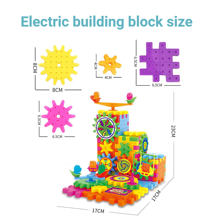 Big Building Blocks Blocks Kids Set Gift Toys for Kids DIY electric ...
