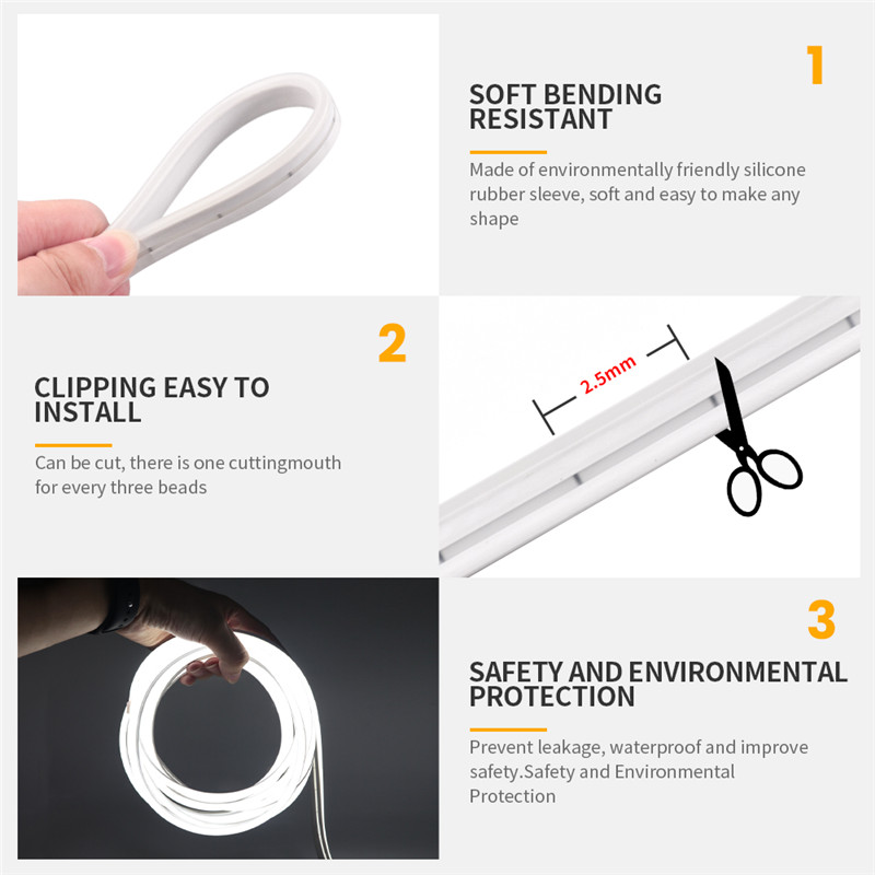 DIY Signage 12V LED Neon flexible strip Light Accessories for Choose ...