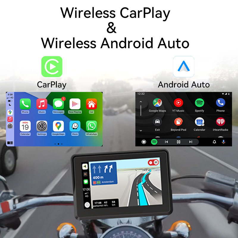 PND-Q5S motorcycle navigator 5 inches IPX7 waterproof play portable car ...