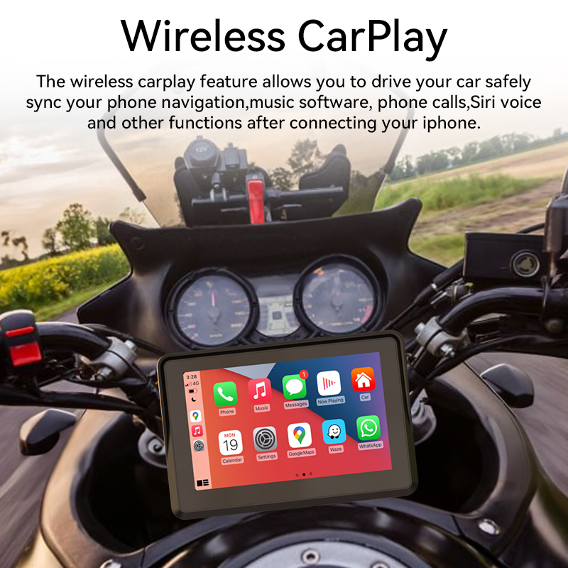 PND-Q5S motorcycle navigator 5 inches IPX7 waterproof play portable car ...