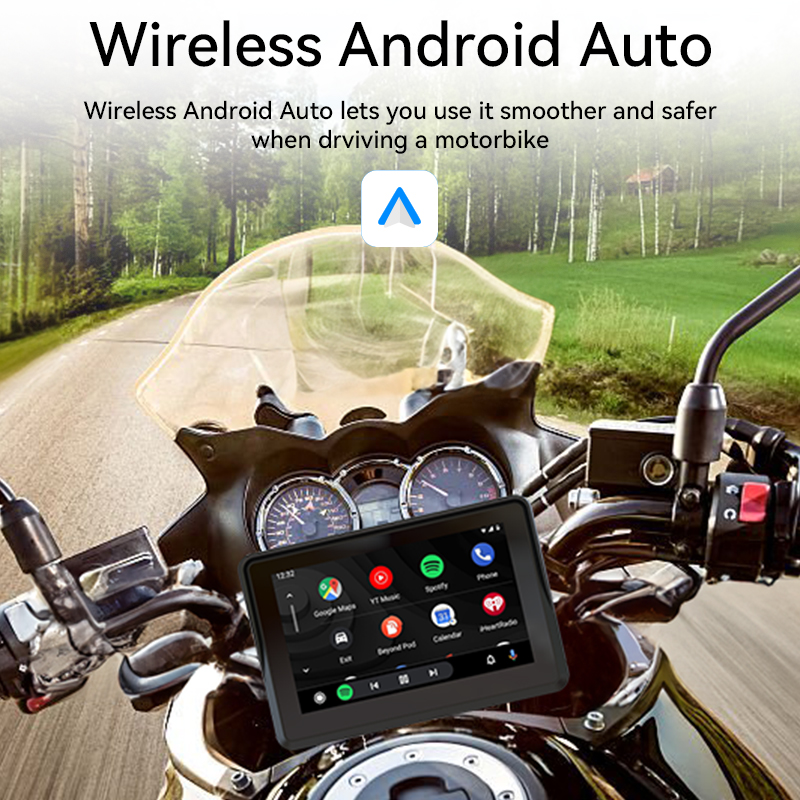 PND-Q5S motorcycle navigator 5 inches IPX7 waterproof play portable car ...