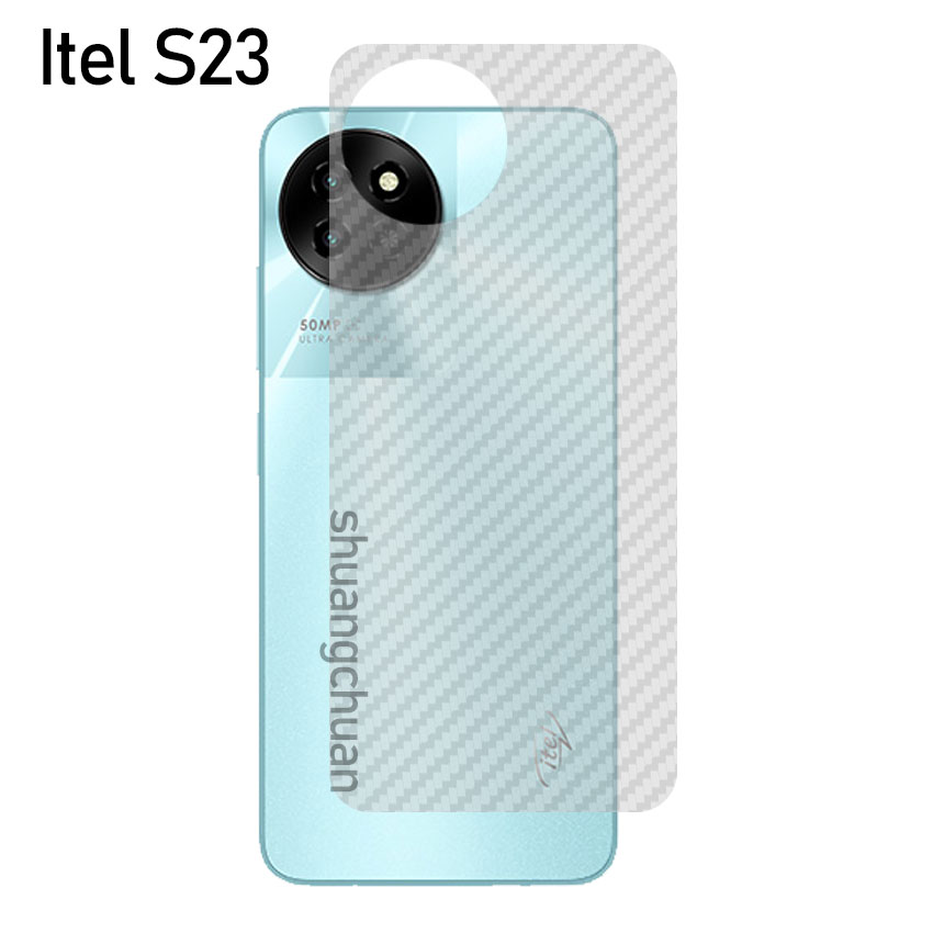 For Itel A50 Rs4 Itel S24 back film Itel S23 3D carbon fiber back ...