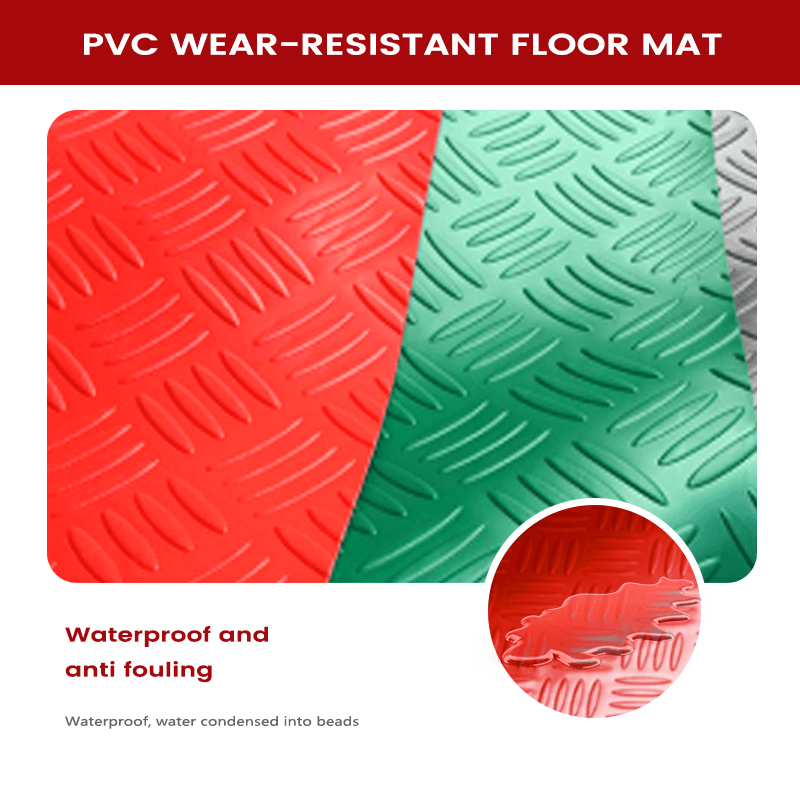 Pvc Rubber Mat Chekered Anti-Slip Rubber Matting Floor Rubber Matting ...