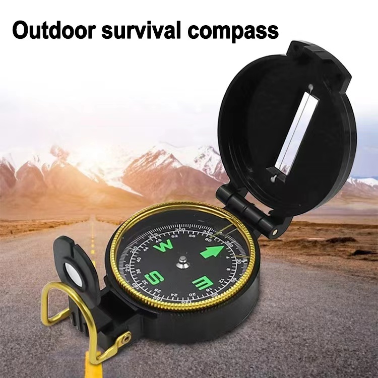 Outdoor Exploration Adventure Compass Multi-Purpose Plastic Compass ...