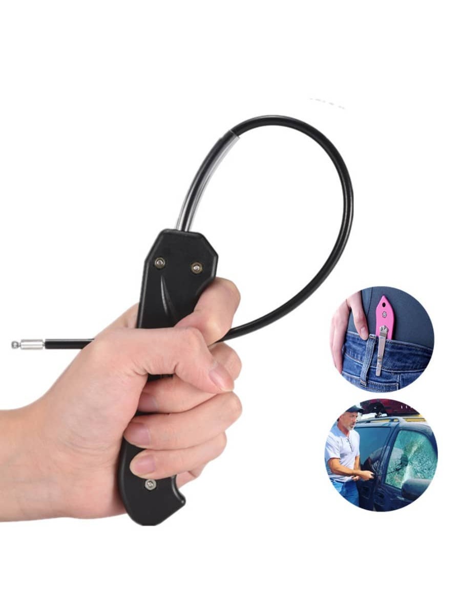 Portable Safety Tool Wire Self defense Whip Defense Staff Portable ...