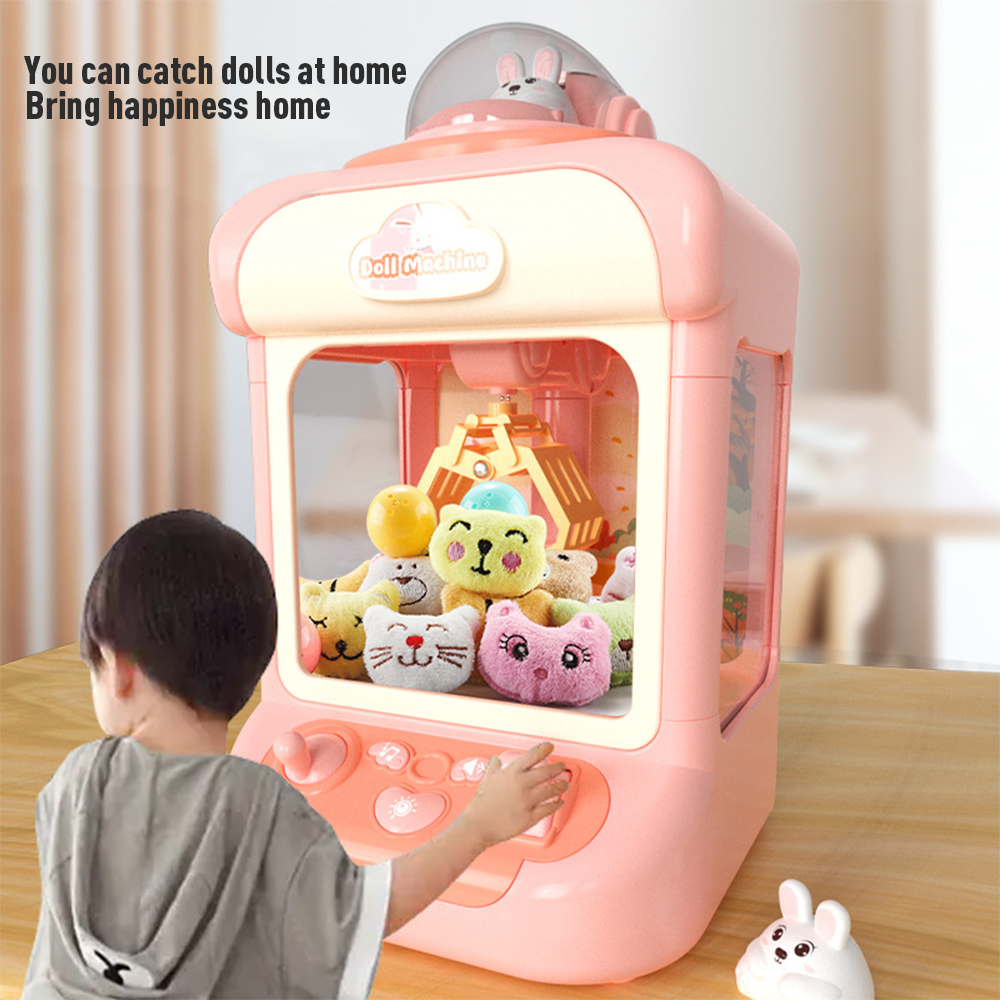 Mini Claw Machine Toys Children's Toy Claw Machine Clip Doll Machine ...
