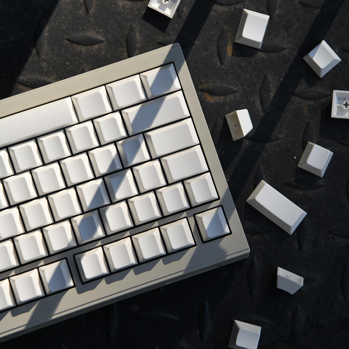White ice large set 152 keys PBT keycaps MDA/SOA profile For mechanical ...